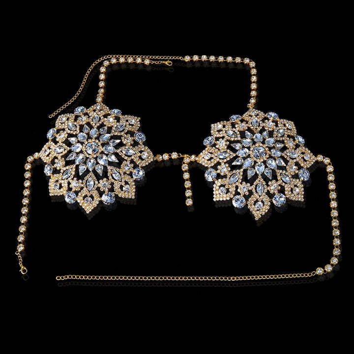 Brave Light Sexy Bras Big Diamonds Shiny Rhinestones Luxury Women's ...