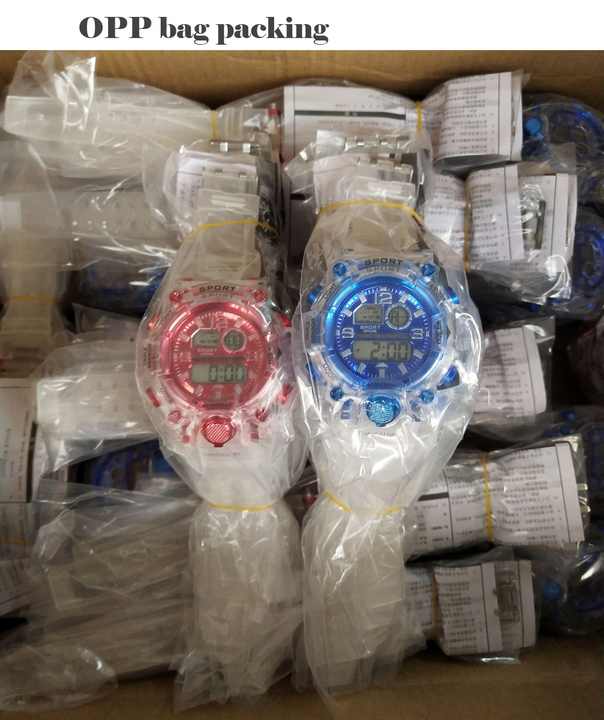 Luxury Big Size Transparent Waterproof Chronograph Digital Watches for ...