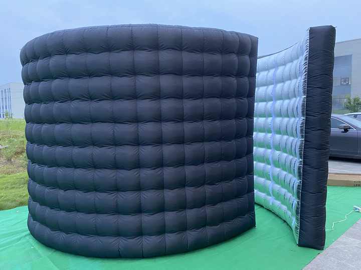 10Ft X 8Ft Inflatable Led 360 Photo Booth Enclosure Backdrop Portable Photo Booth for Party ...