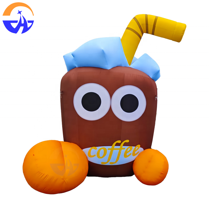 Custom Inflatable Realistic Coffee Cup - Outdoor Patio & Mall Holiday ...