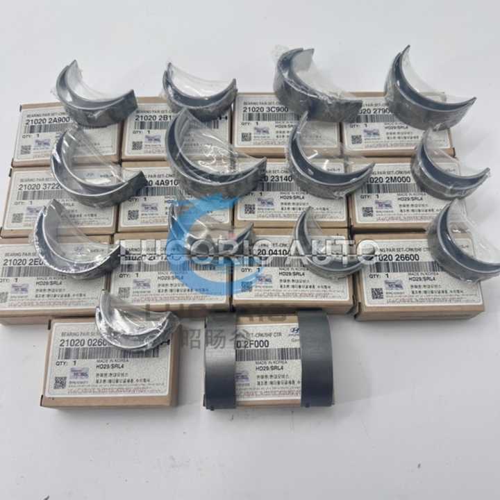 G4NA G4NB G4NC Engine Parts Connecting Rod Crankshaft Main Bearing for ...
