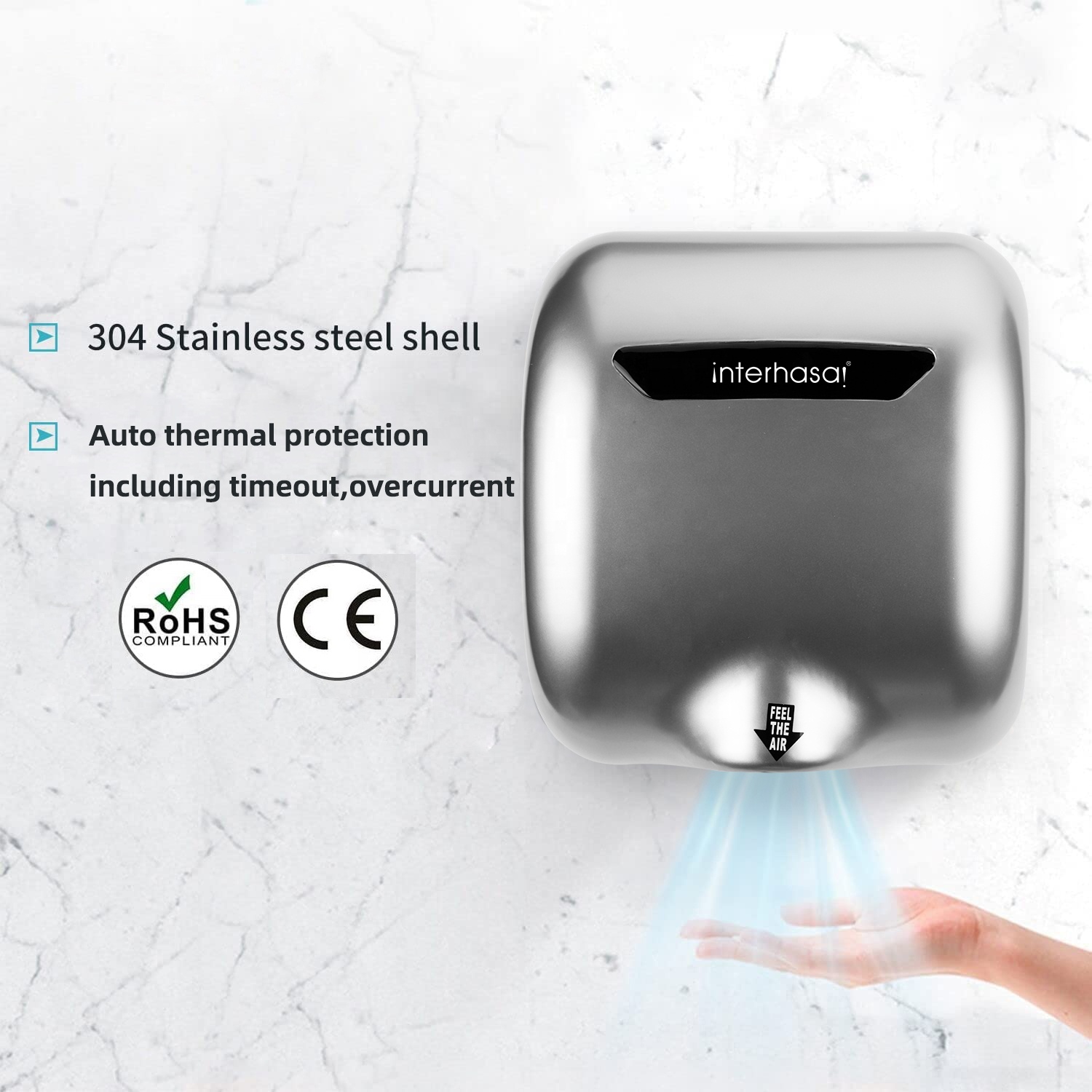 Efficient Drying Solutions with Advanced jet speed hand dryer automatic ...