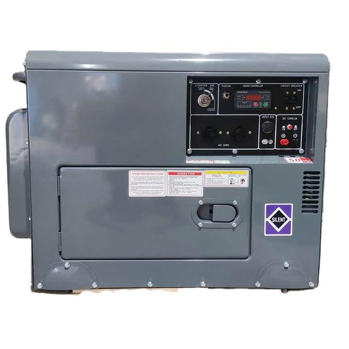 AC Generator 1 Phase 3 Phase Transfer Portable Diesel 7kw