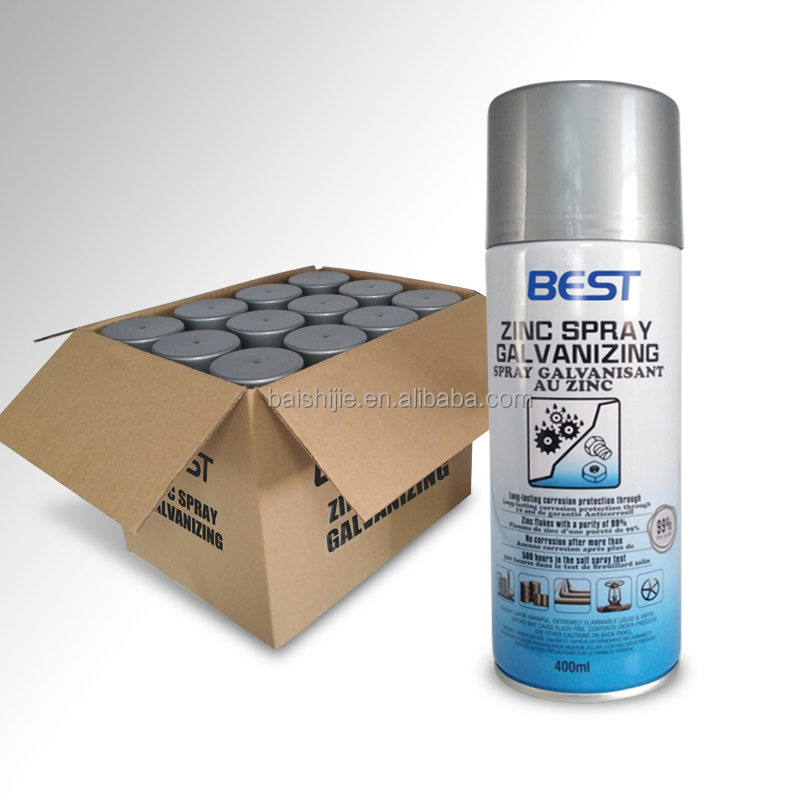 Spray zinc cold galvanized anti-corrosion zinc paint spray protective ...