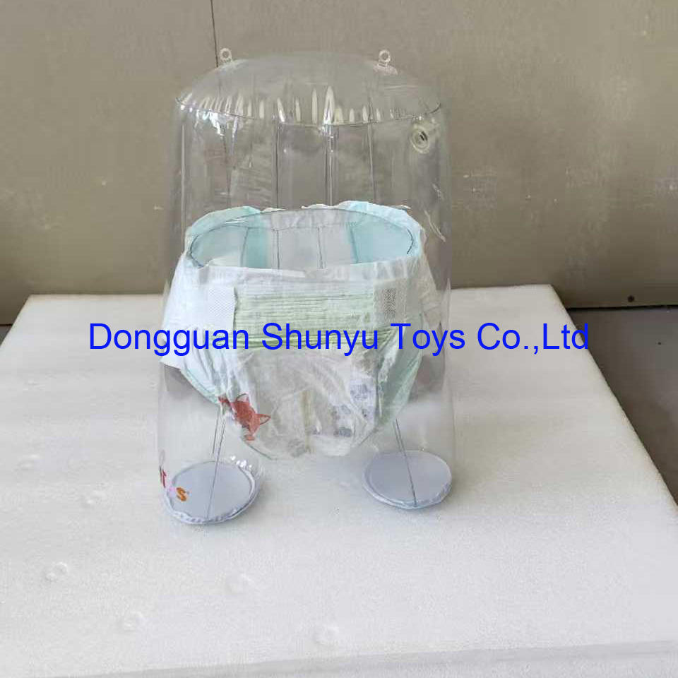 Custom PVC Baby Paper Diaper Inflatable Model for Display With Pendant ...