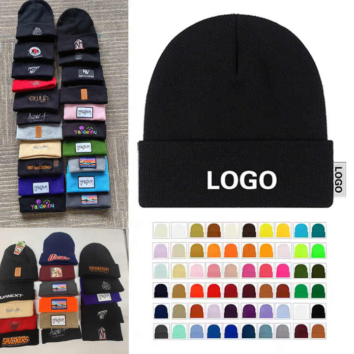 Custom Embroidery Logo Winter Hats - High Quality Beanie
