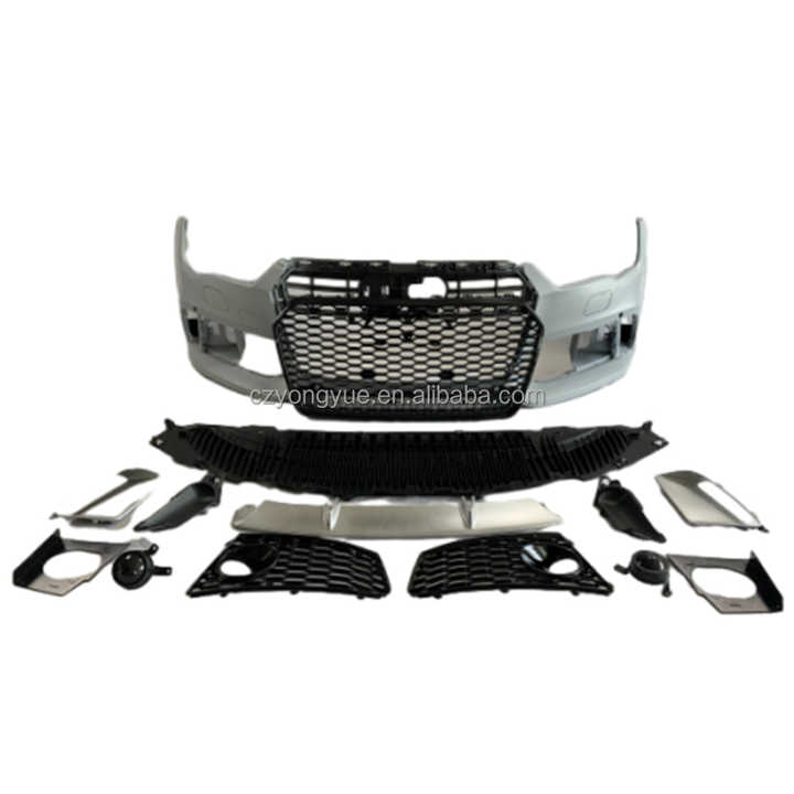 RS7 Front Bumper Body Kits A7 Body Kit Upgrade Facelift Replacement ...