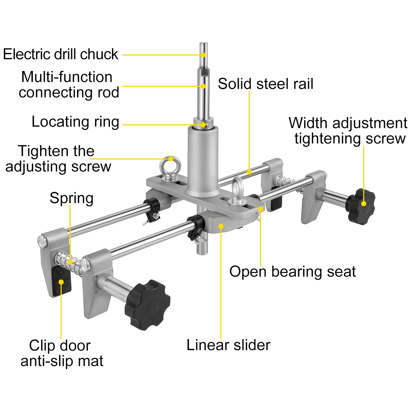 Door lock installation kit hole saw kit for installing lock mortising ...