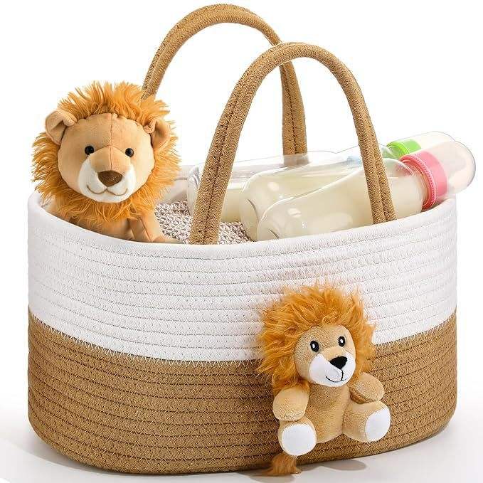 Newborn Baby Handbag with Handle Cotton Rope Woven Eco-friendly Multi ...