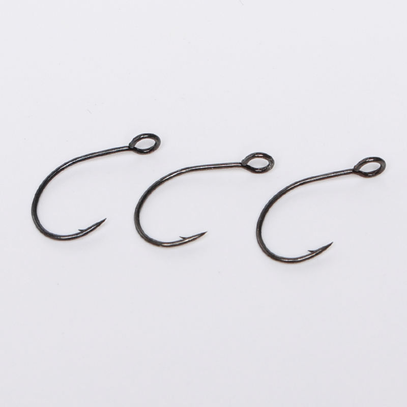 High Carbon Steel Fishing Hook Multi Sizes Sea Fishing Hook Inline ...