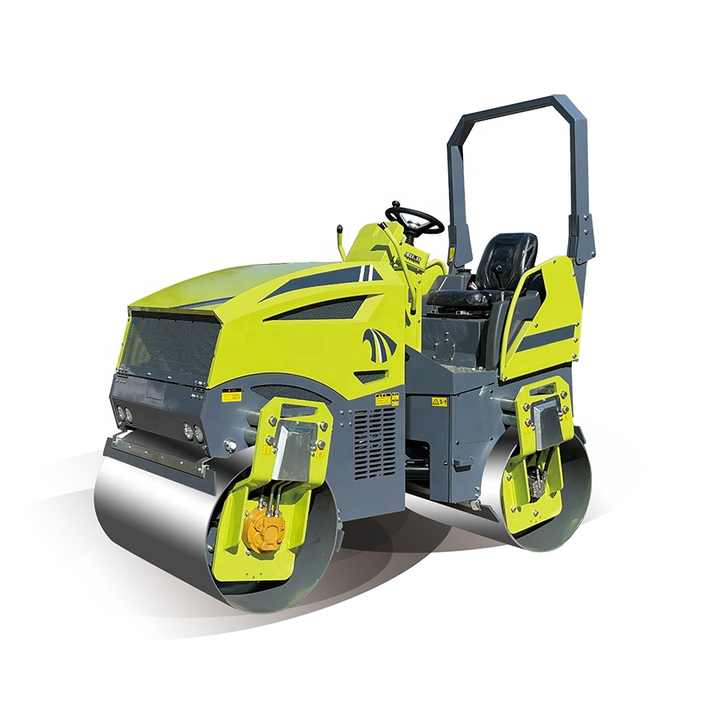 New 300kg 3 Ton Diesel Engine Mini Compactor Road Roller Double Drums ...
