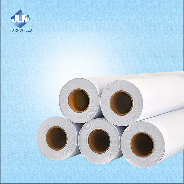 Jinlong 300gsm Laminated PVC Flex Banner Roll Printing