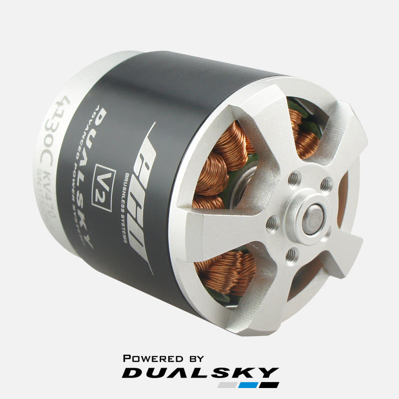 DUALSKY ECO4130C 290KV/375KV/470KV Brushless Outrunner Motor for RC ...