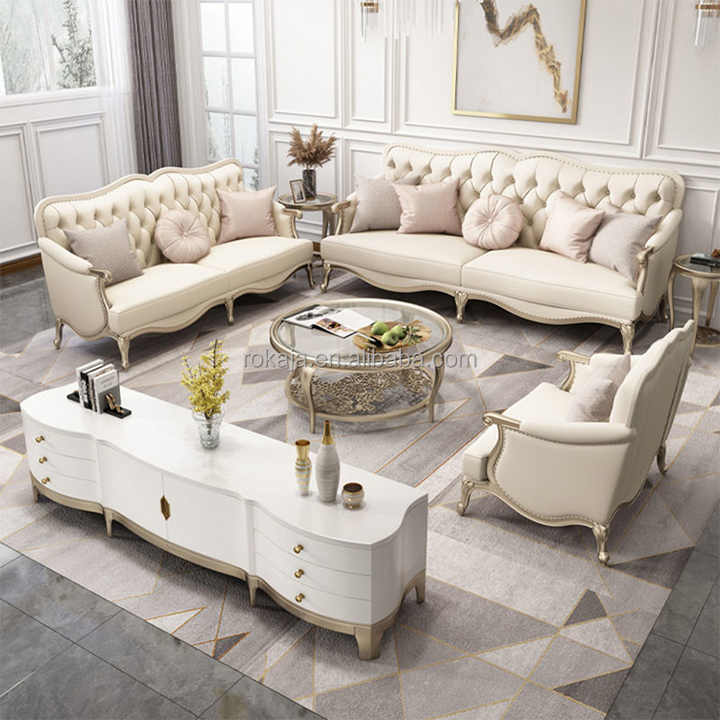 Shop Our Hot Sales American Luxury Button Sofa Set