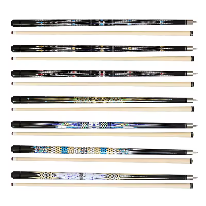 Economic Mix Colors 57" Billiard Maple Pool Cue Stick