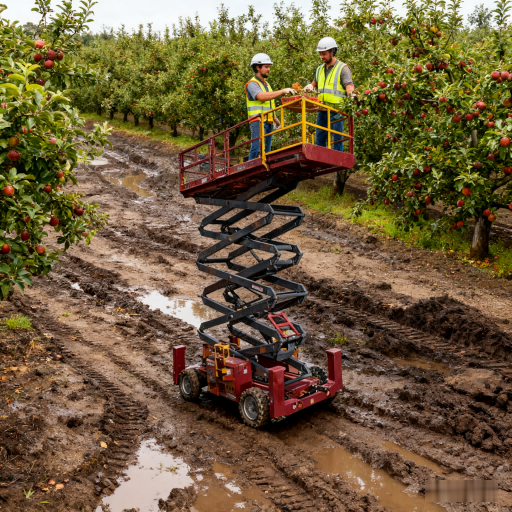 Hydraulic Electric Tracked Portable All Terrain Cherry Picker Scissor ...
