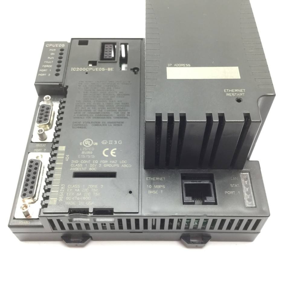 Fanuc IC200CPUE05BE VersaMax PLC CPU Module Ethernet RS485 Damaged ...