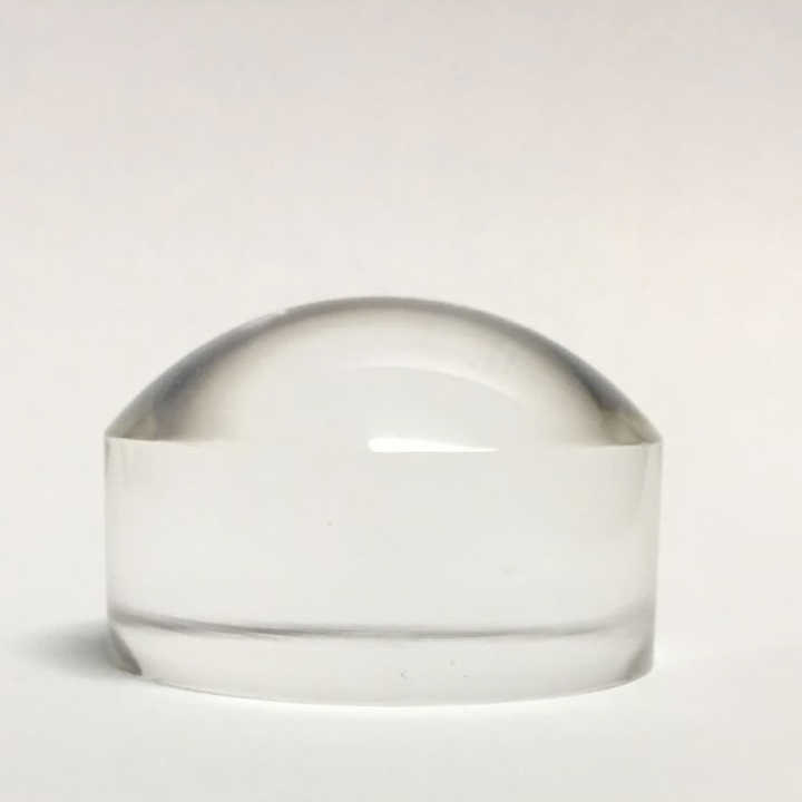 Custom Dome Circle Hyperhemisphere Magnifier Glass Polishing Half Ball ...