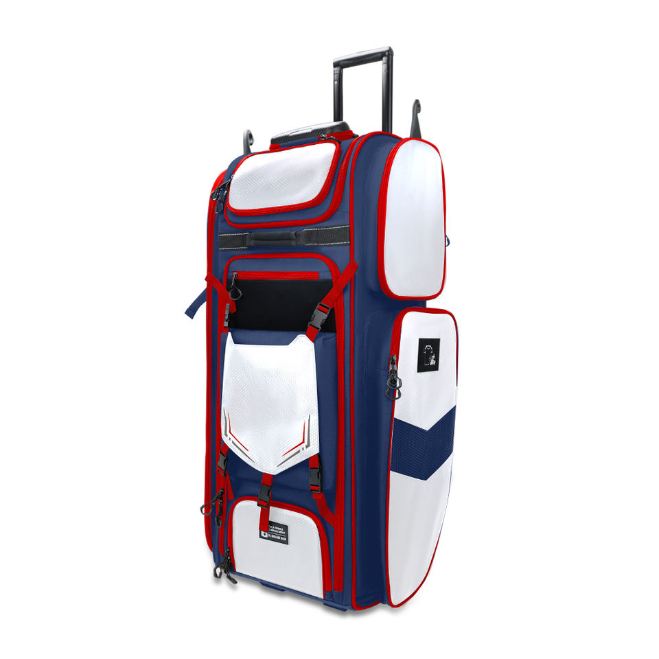Custom Baseball Team Bag - Professional Catchers Roller Bag