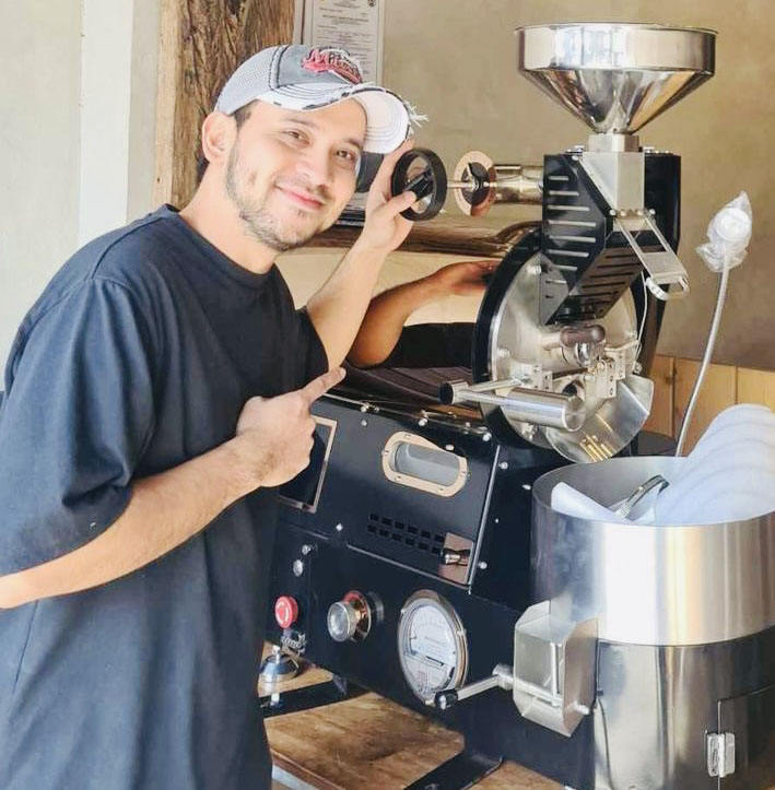 1kg Touch Screen Home Coffee Roaster - Efficient & Eco-friendly