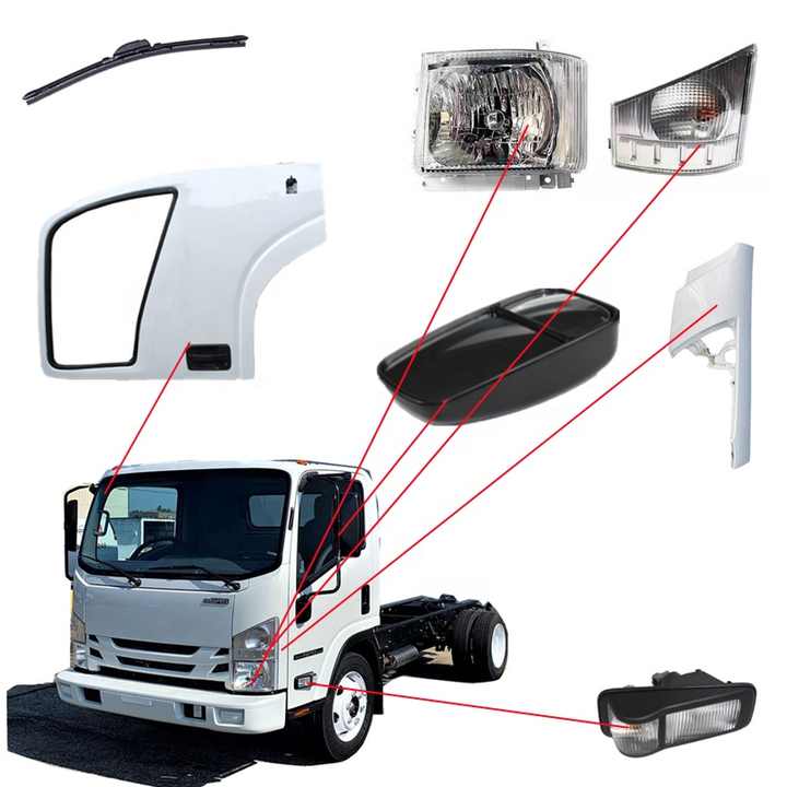 Wholesale Price Front Bumper for ISUZU NKR NPR NQR NRR FVR FTR FSR