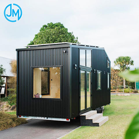 JM modular tiny home on wheels fold away shipping container homes ...