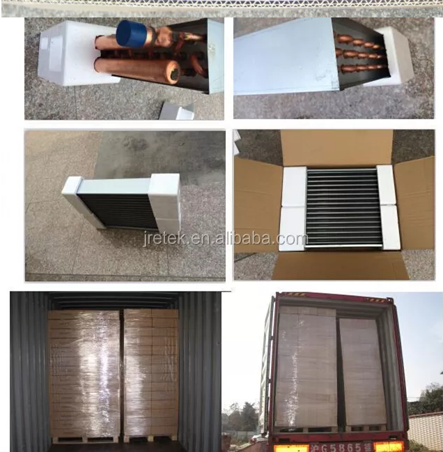 Air Cooled Condenser Copper Tube Coil Heat Exchanger with Fan for ...