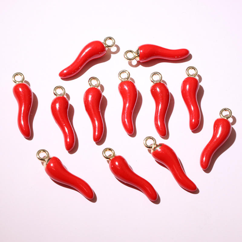 Pepper Charms for Jewelry Making DIY Italian Charm Bracelet Earring ...