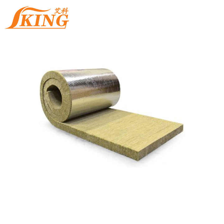 ISOKING 100kg/m3 Rock Wool Insulation Blanket Roll Felt for Efficient ...