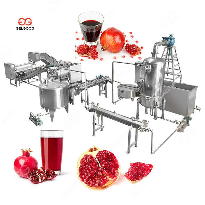 Industrial Automatic Pomegranate Peeling Peeler Juice Making Processing ...