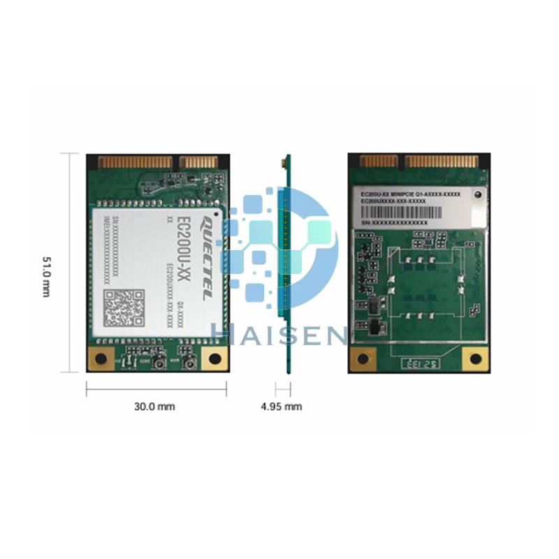 HAISEN QUECTEL EC200U LTE Cat1 Module EC200U-EU MINIPCIE EC200UEUAA-N05-MN0AA for M2M and IoT ...
