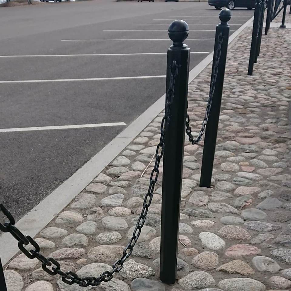 Cast Iron Roman Column Bollard for Hotel and Luxury Property Vehicle ...