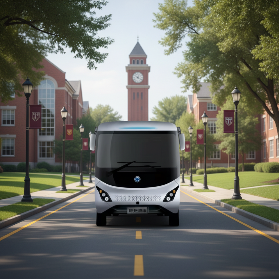 18 Seat Automatic LHD Electric Mini Bus with Lithium Battery 6 Meter ...