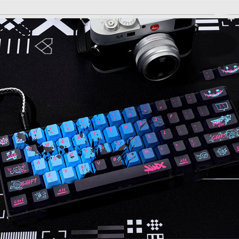 Creative Jinx Keycaps PBT Dye Sublimation Cherry Prrofile for Mad68 ...