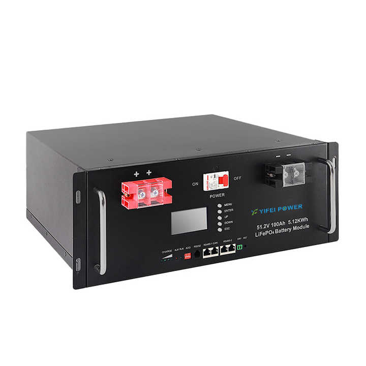 Bms 48v Rechargeable Rack Mounted 200ah 100a Lfp 10kw Solar Lithium ...