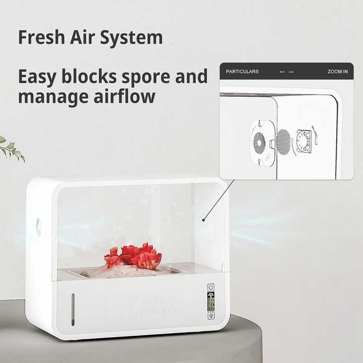 Hydroponic Mushroom Cultivation Kit - Smart Growth Control