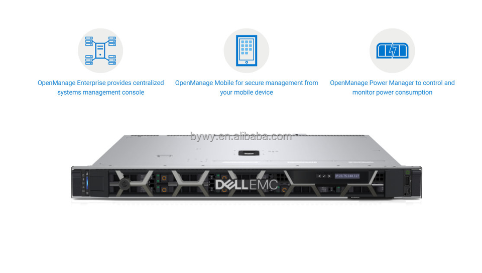 100% Brand New Original DELL PowerEdge R350 1U Xeon Rack Server R350 ...