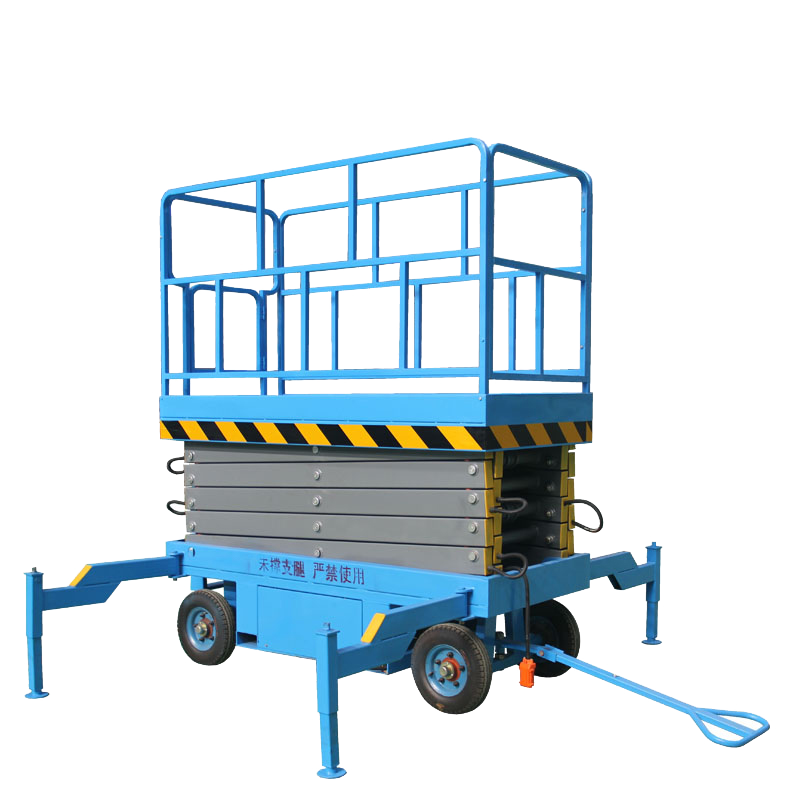 1000kg Mobile Elevating Work Platform Vertical Cargo Lift Hydraulic ...