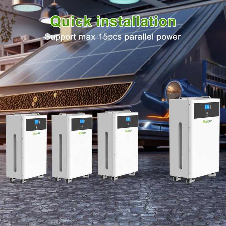 48V 51.2V 300Ah Lithium Ion Battery 15Kwh Powerwall Home Energy Storage System Solar LiFePO4 ...