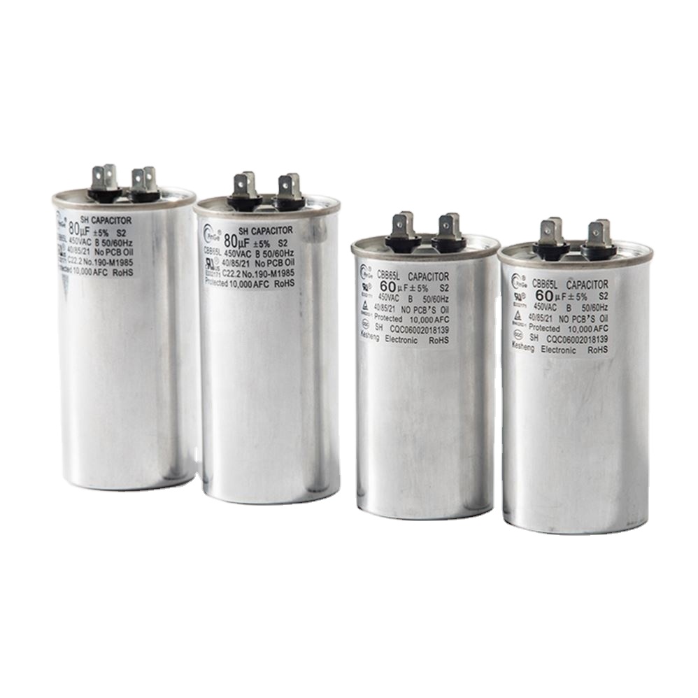 KS PINGE Cbb65 5 50uf Metallized Polypropylene Film Air Conditioning Split AC Motor Capacitors