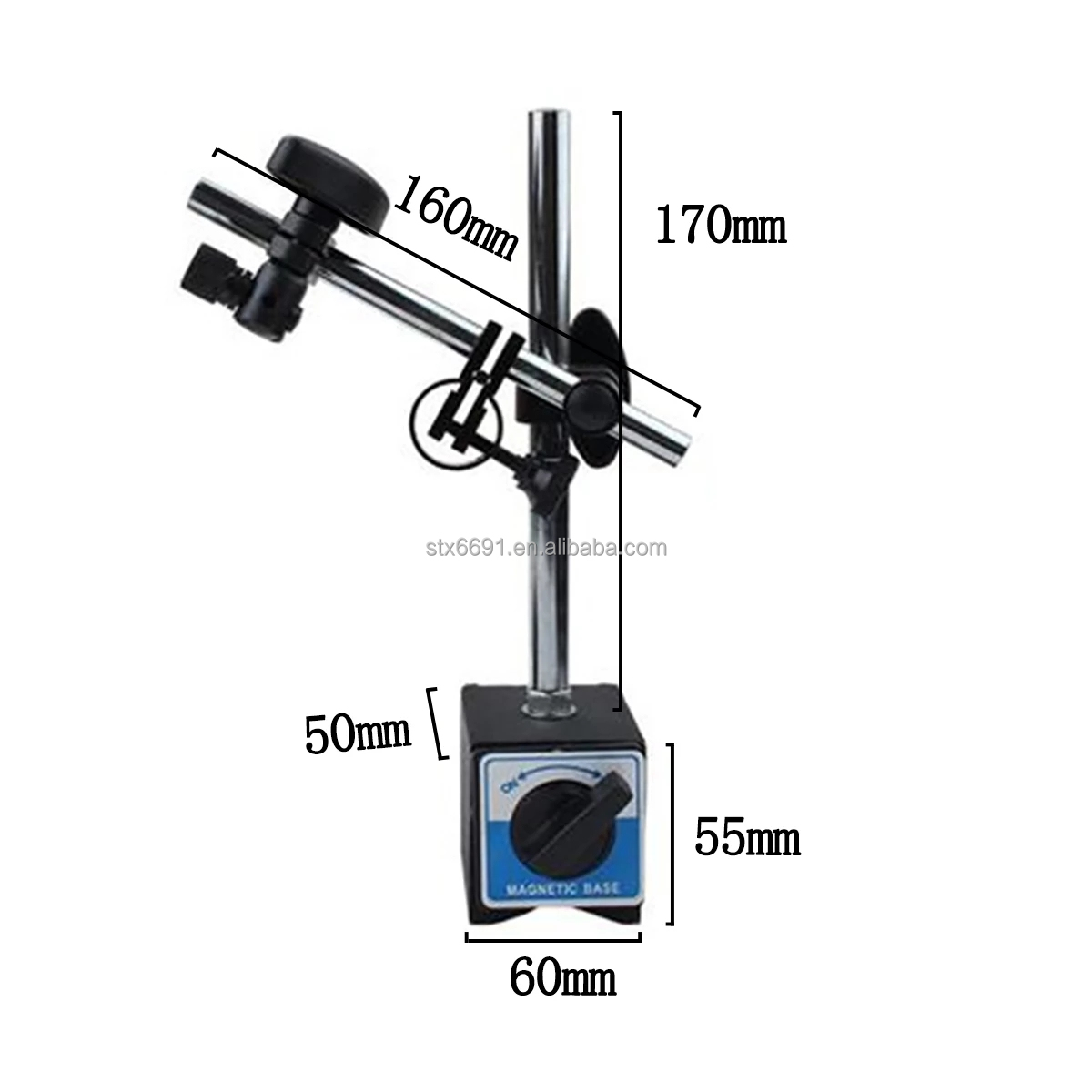 10mm 0.01mm Metric Dial Indicator Magnetic Base Bracket Fine Tuning ...