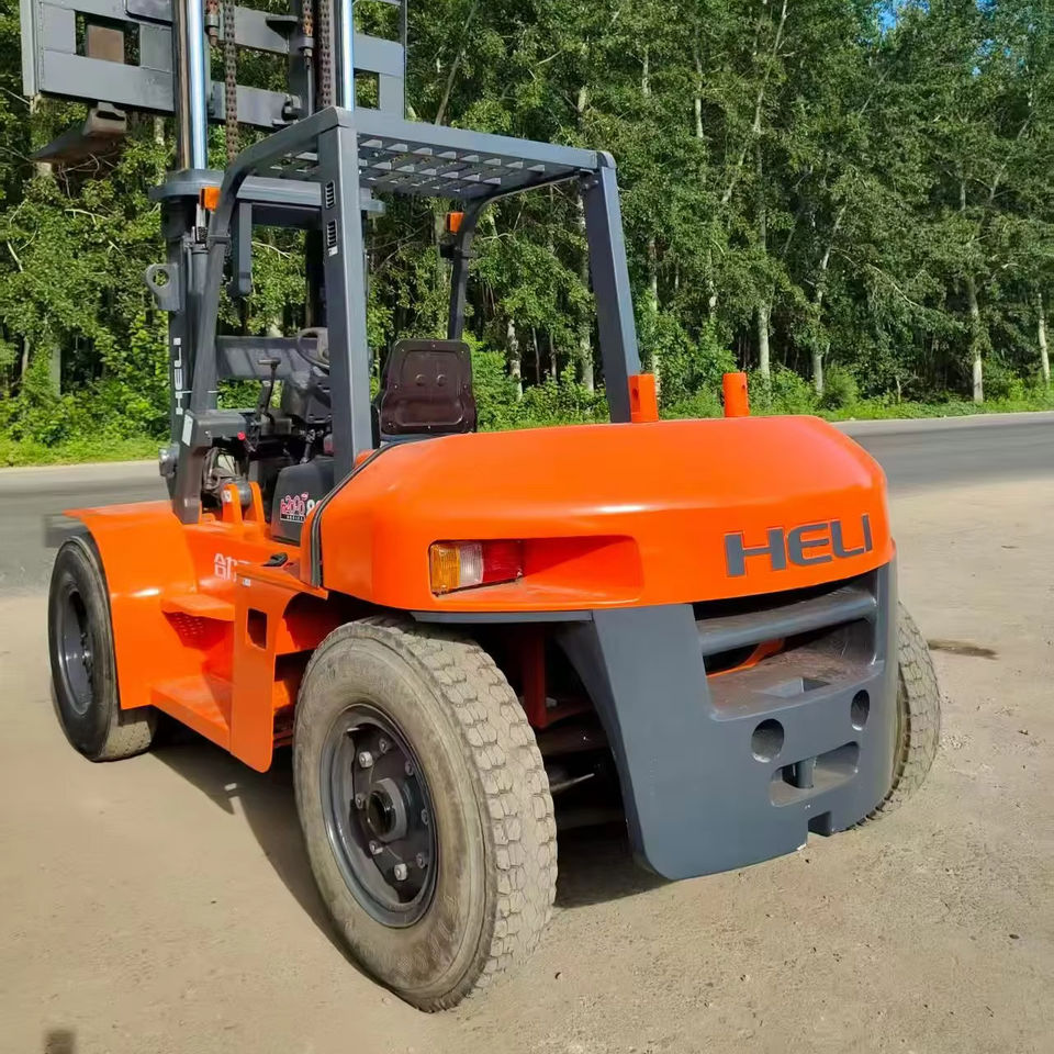 Heli TCM Forklift Container Mast 8 Ton Diesel Engine Used Forklift with ...