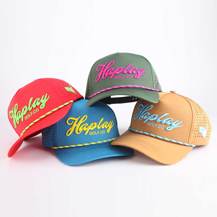 Custom OEM Design Rope 5 Panel Sport Hat - Breathable & Waterproof