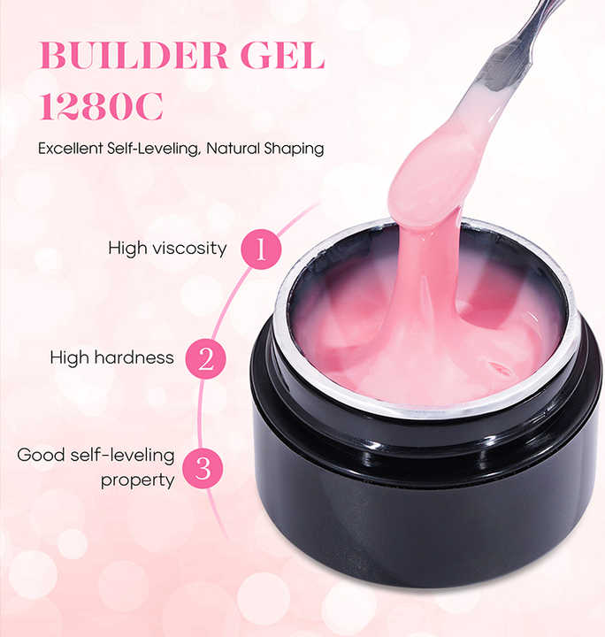 MissGel 63 Color Medium Acrylic Extension Solid Builder Hard Gel Nail ...