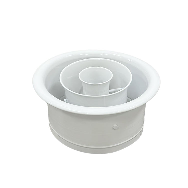 Smooth Airflow Aluminum High Ring Air Vent Removable Circular Diffuser ...