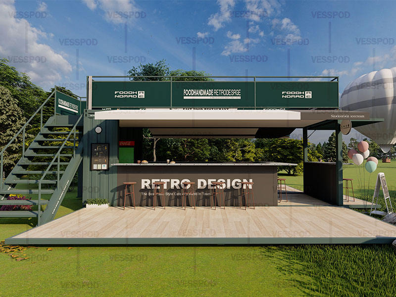 2025 Innovative Luxury Shipping Container Restaurant & Bar Modern ...