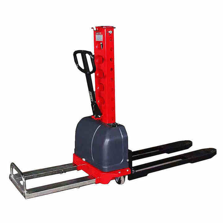 Mini Lift Self Loading Portable Forklift Electric Pallet Stacker ...