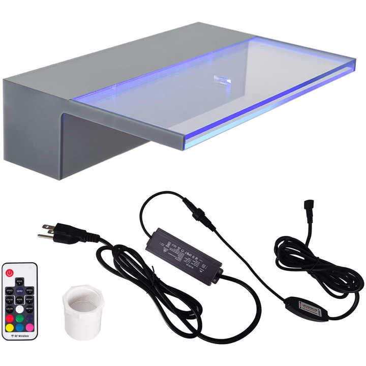 Waterfall Fountain LED Light Wall Landscape - Intelligent RGB