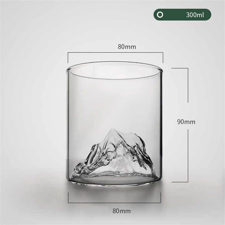 Creative Chinese Style 170ml 300ml High Borosilicate Glass Design Cup