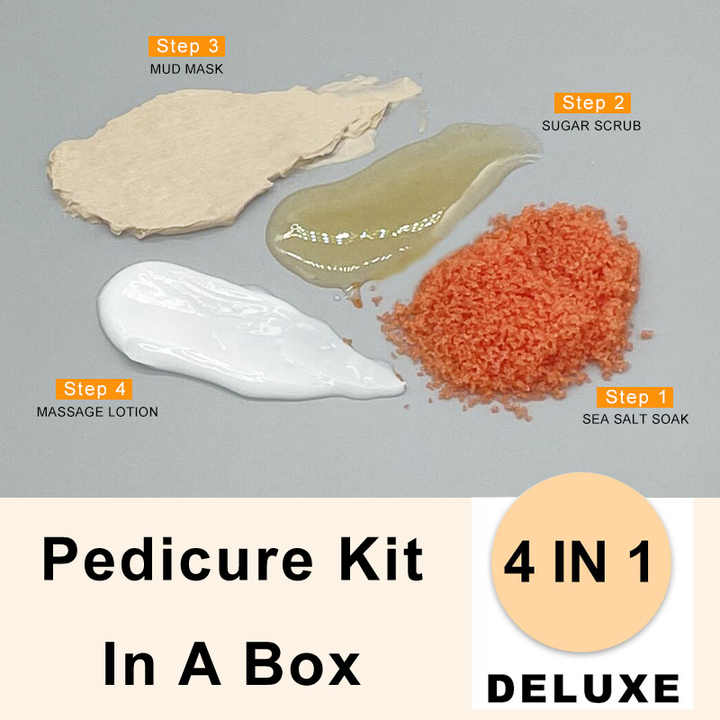 Olive Relaxing Salt Volcano Pedicure Spa Kit - 4 in 1